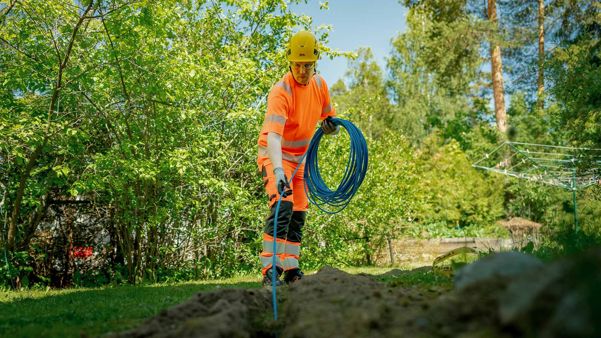 Rakentamisen vaiheet - Valokuitunen